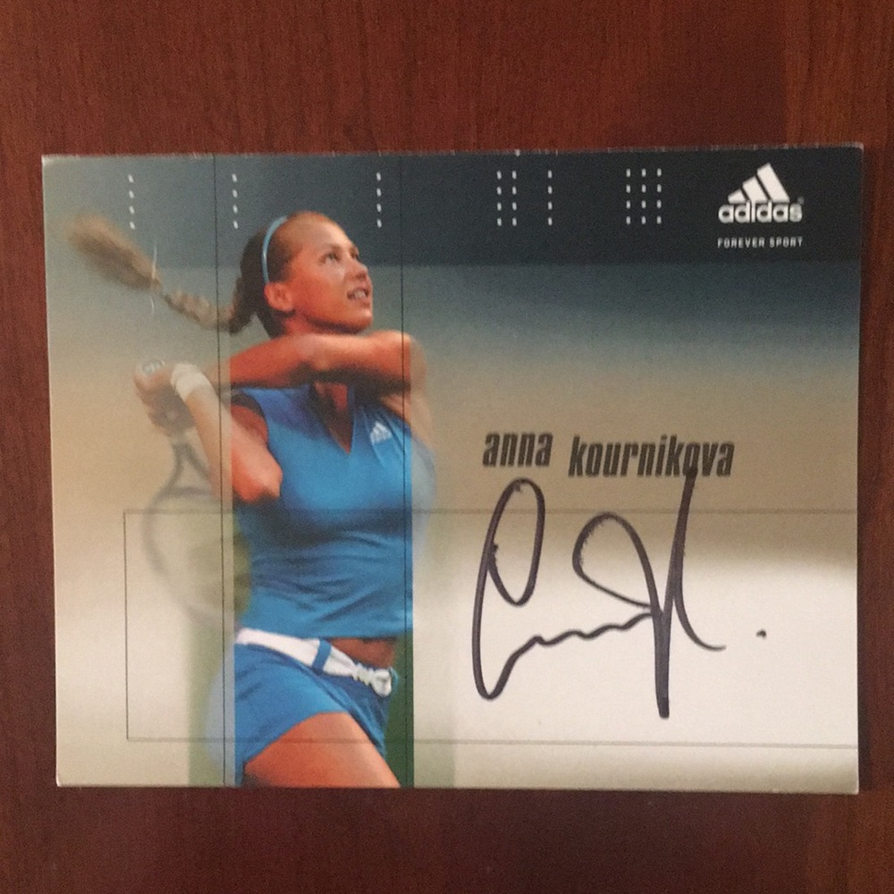 Anna Kournikova Signed Autographed - Gem